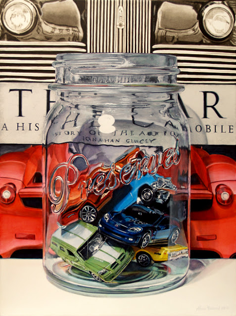 Alvin Richard, hyperrealism, hyperrealis still life paintings, canadian ...