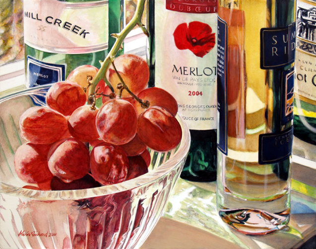 Alvin Richard, hyperrealism, hyperrealis still life paintings, canadian ...