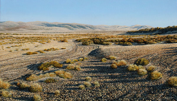 Mark Cross, hyperreal artworks, hyperrealism landscapes paintings