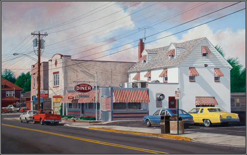 John Baeder, justart-e, hyperrealism, hyperrealistic paintings ...